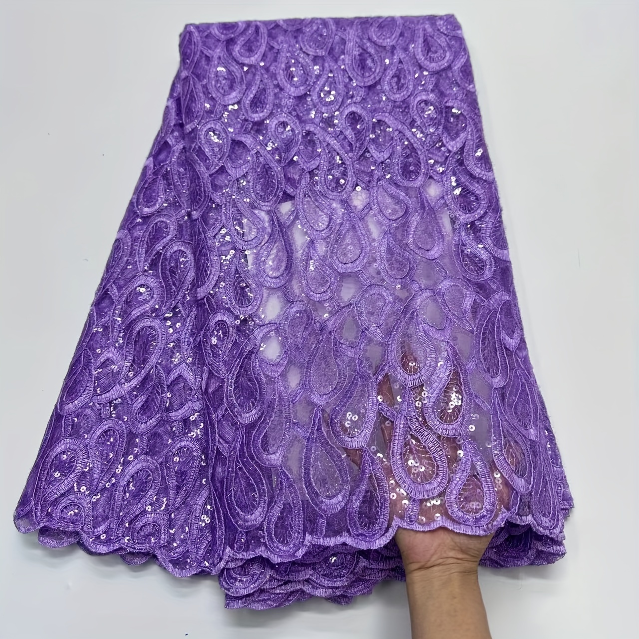 Burnt Sugar Colaring African Mesh Lace Fabric Rope - Temu United Kingdom