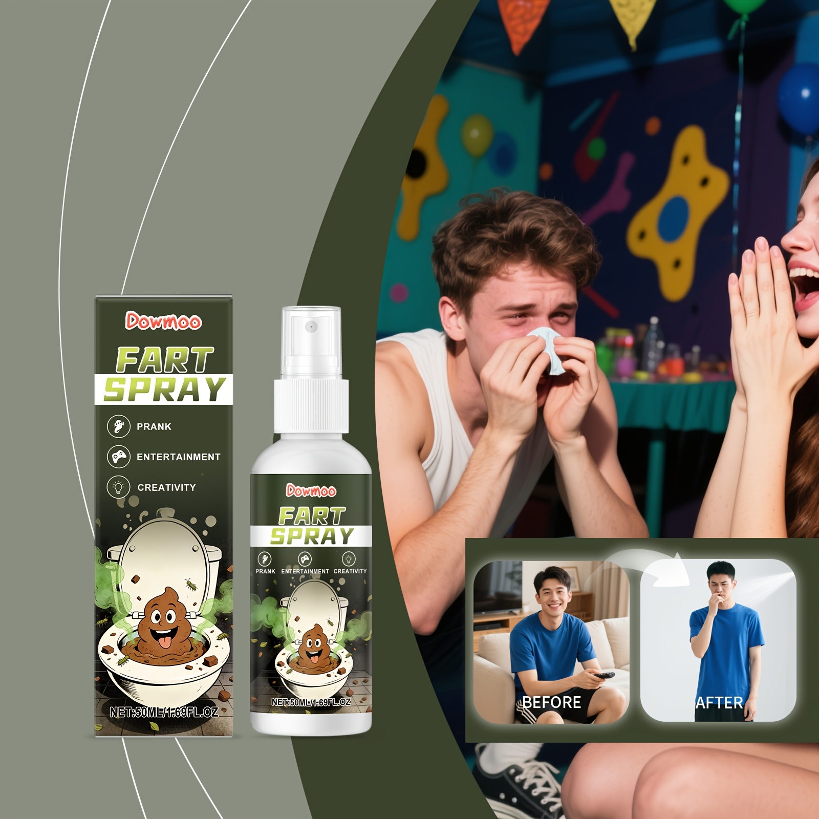 spray fart sold on Temu Australia