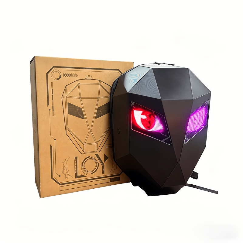 led backpack with eyes sold on Temu United States