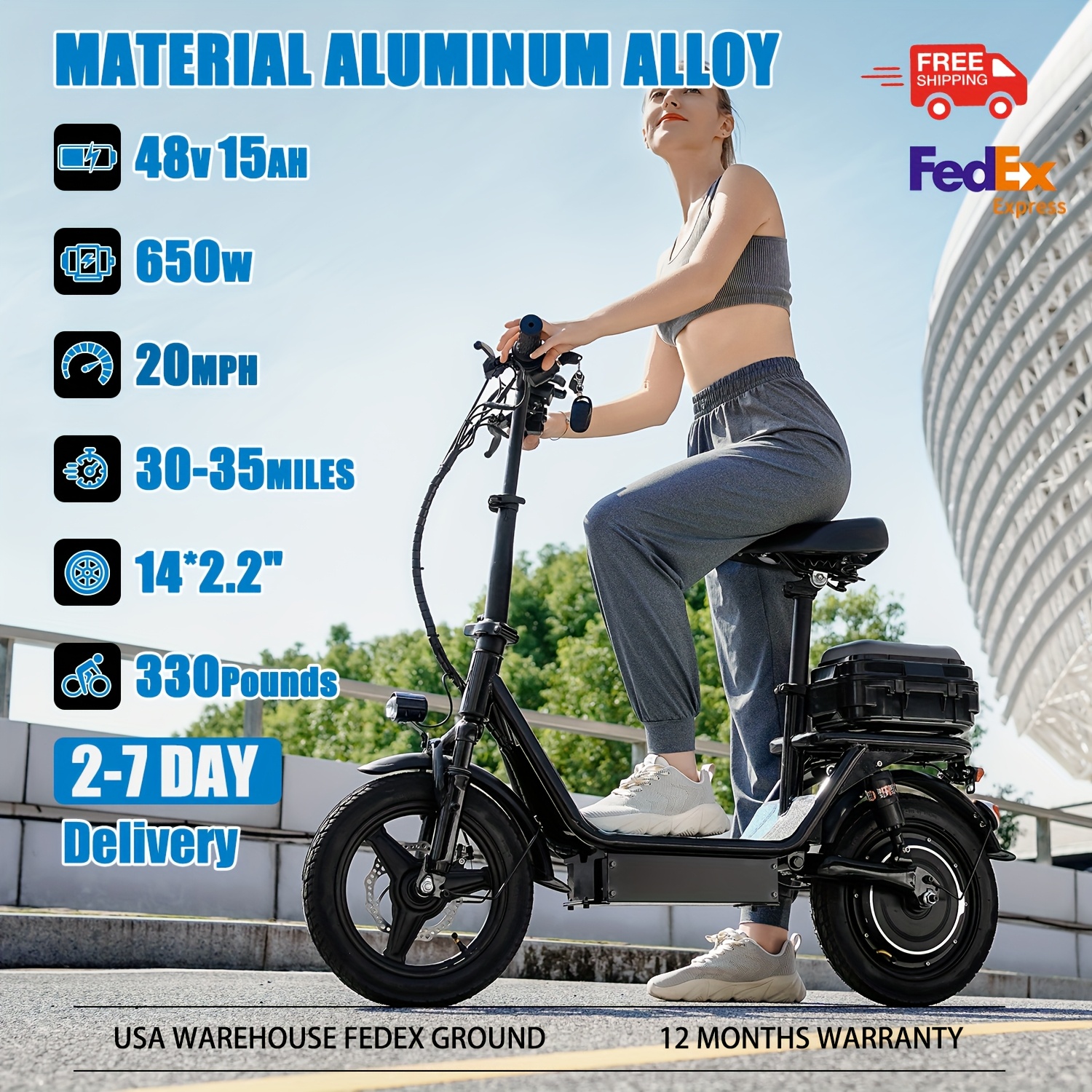 electric scooter sold on Temu United States