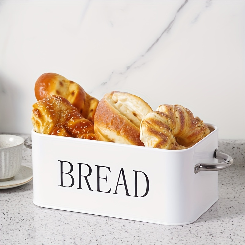 Reusable Metal Bread Box Lid Rectangular Kitchen - Temu