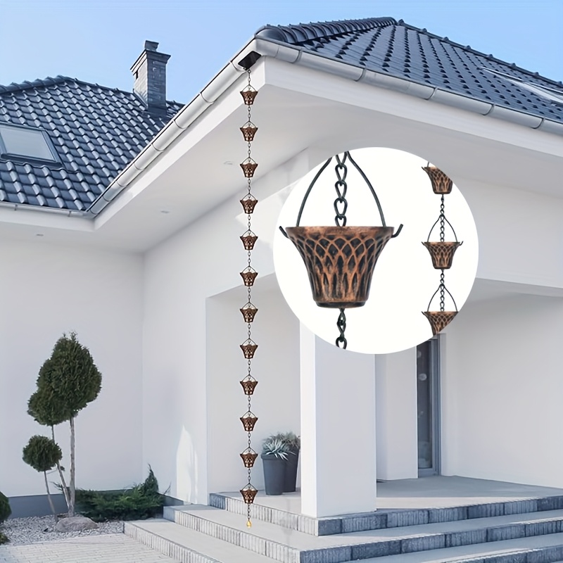 Japanese Water Chain Japanese Style - 60 Inch Iron Water Diverter For ...
