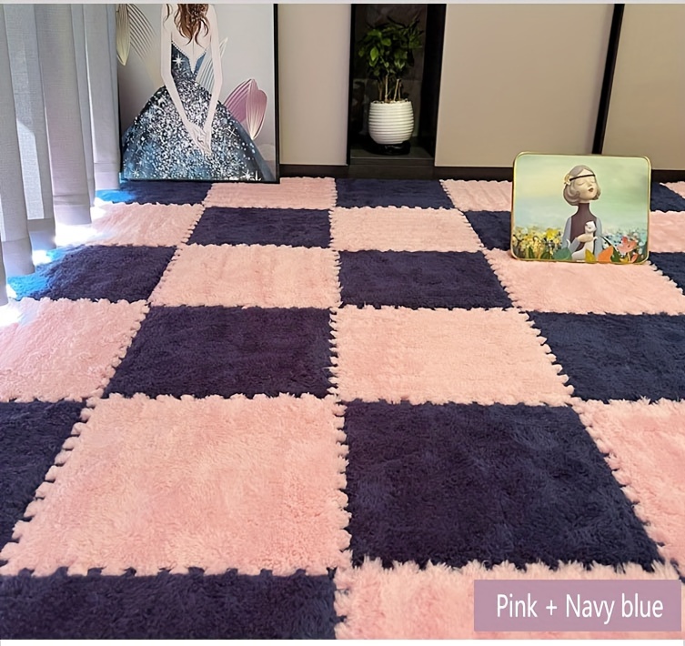 Luxury Plush Foam Interlocking Tiles - Soft And Comfortable Floor Tiles ...