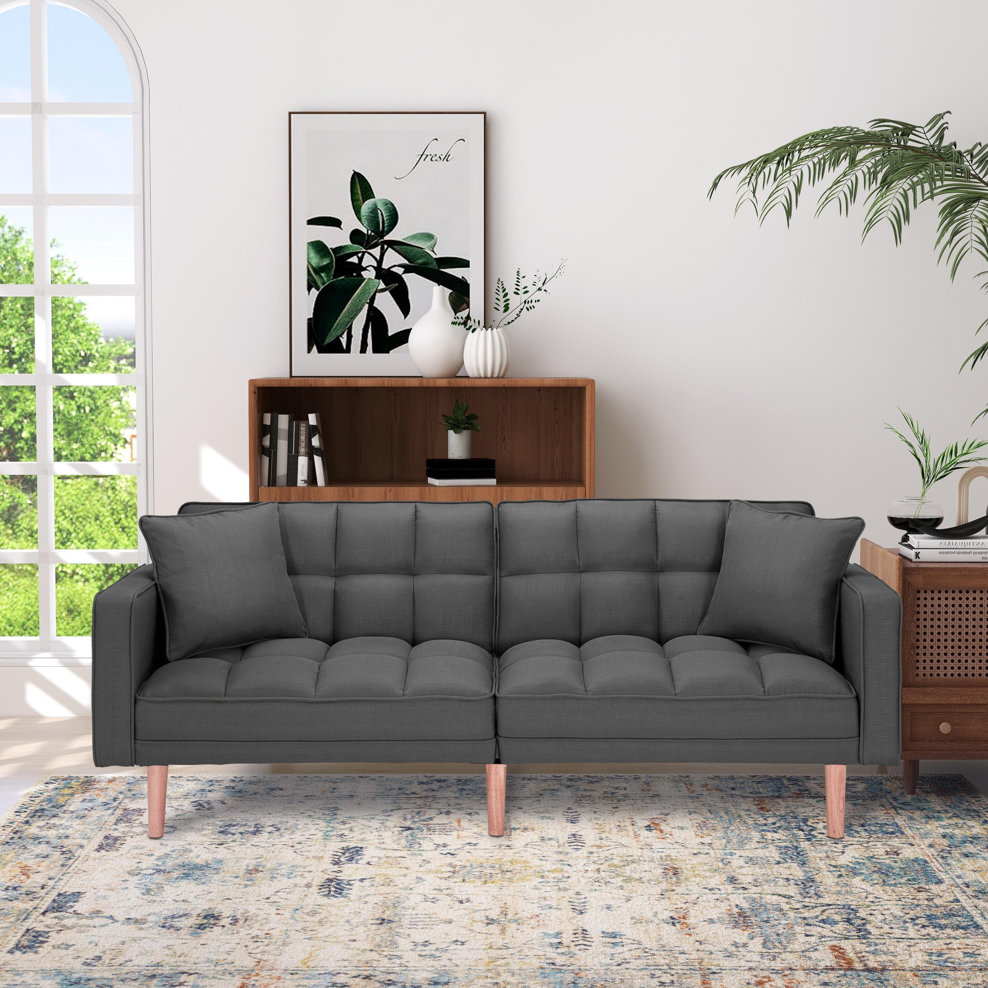sleeper sofa bed adjustable backrest 3 side armrests Temu