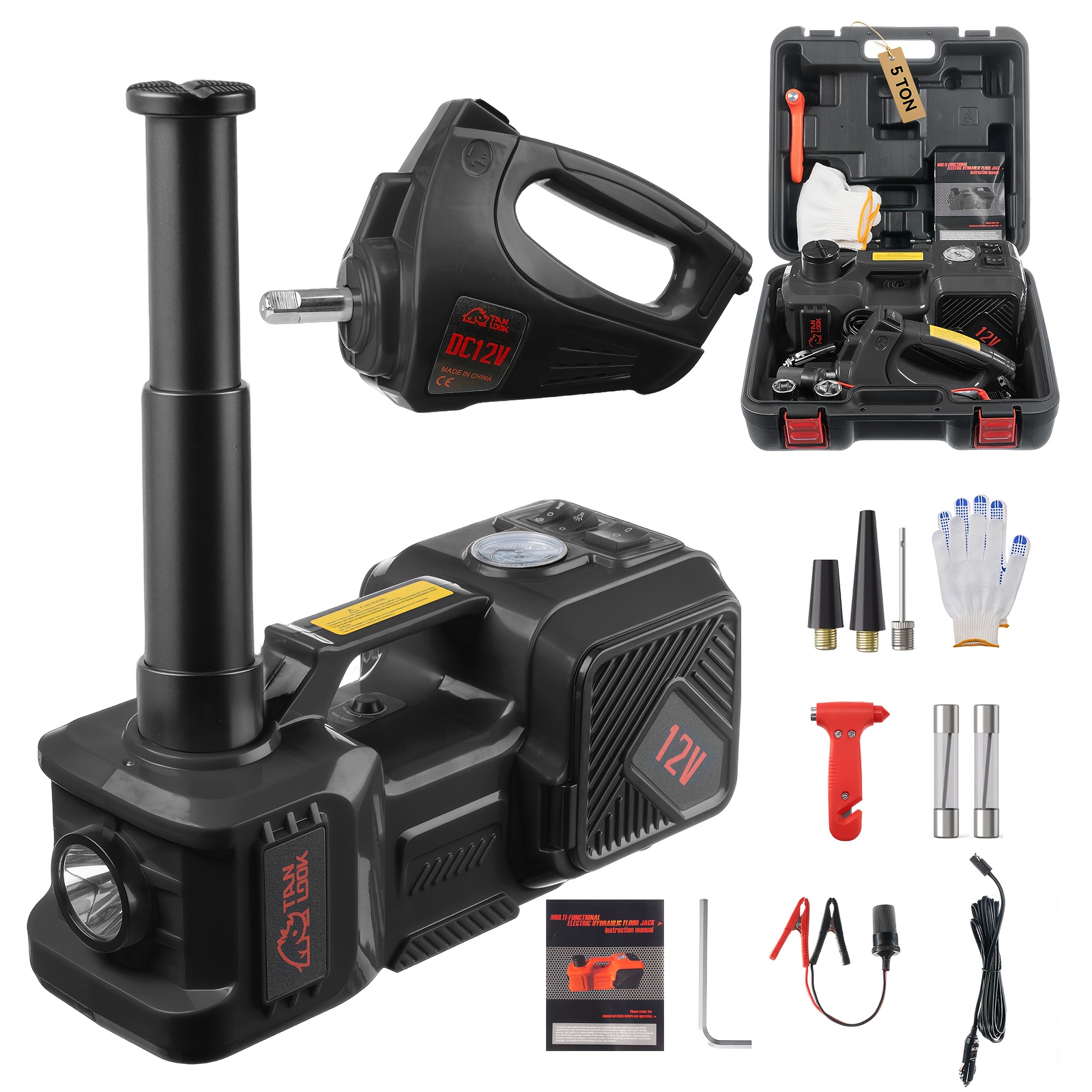 car jack lift electric sold on Temu United States
