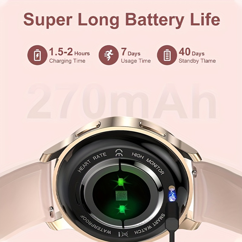 Women's Smartwatch Wireless Call Smartwatch Gift Voice - Temu