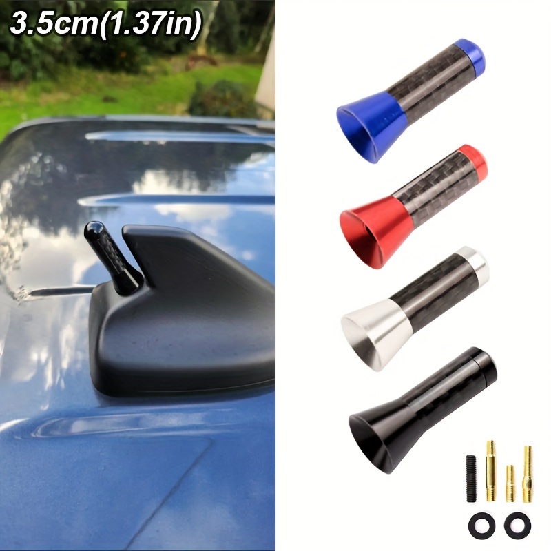 Jdm Racing Universal Car Antenna 3.5cm (1.37in) Carbon Fiber Aluminum ...
