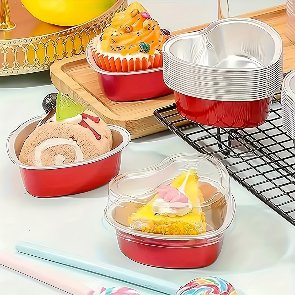 Mini aluminum cake pans store