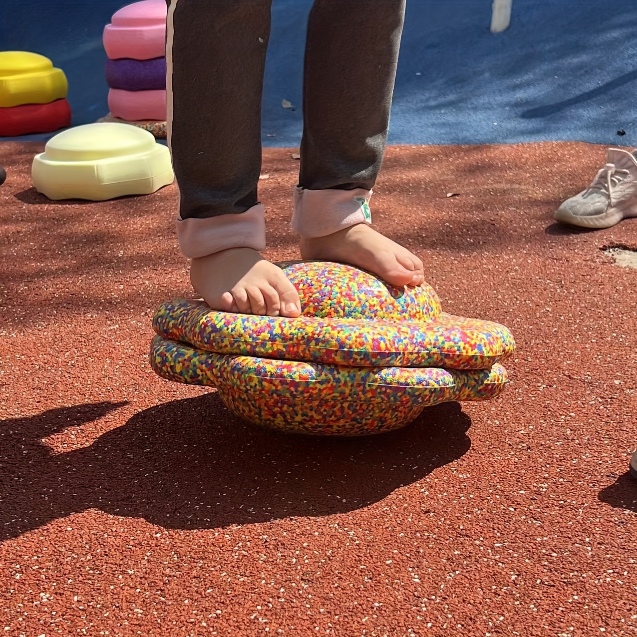Vibrant Floral Balance Board Sensory Development - Temu