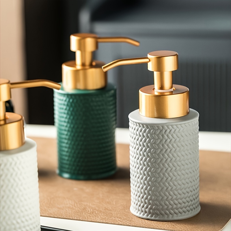Ceramic Soap Dispensers Refillable Lotion Shampoo Pump - Temu