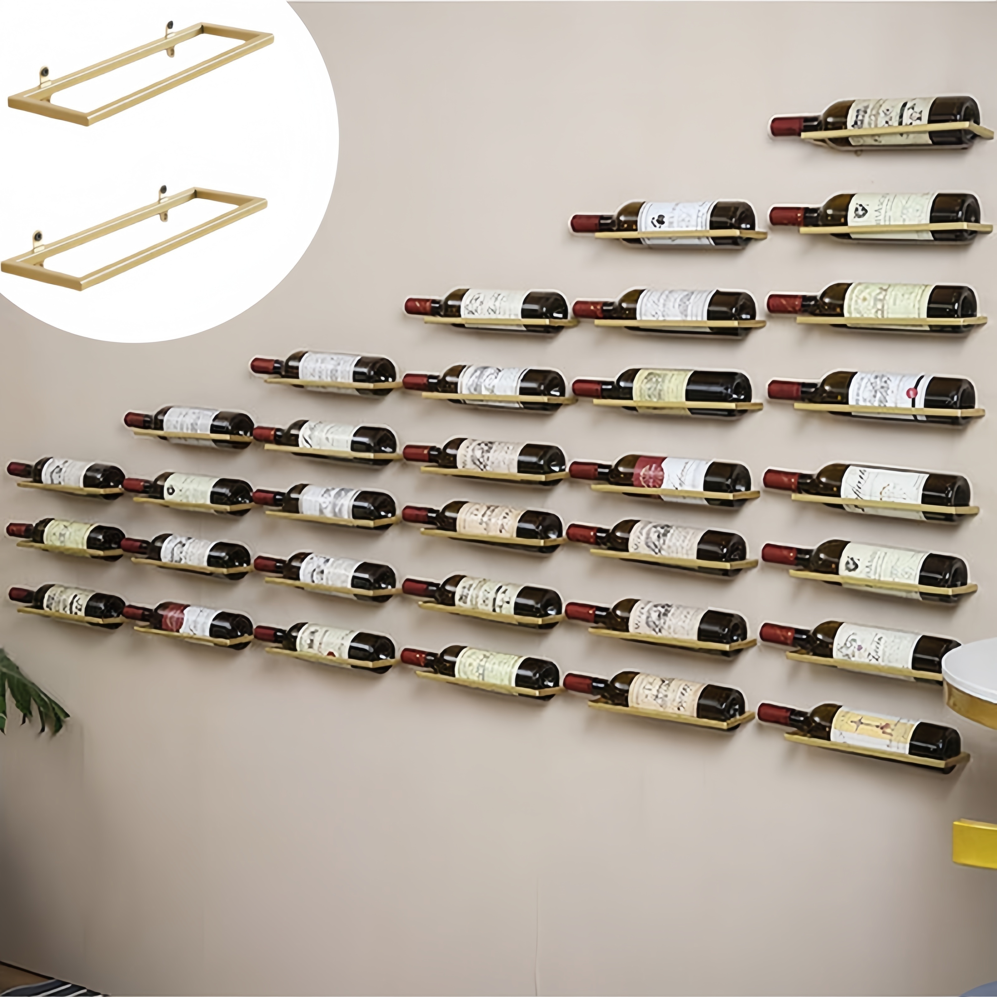 Wine Rack Wall mounted Wine Rack Wine Bottle Display Rack - Temu Australia