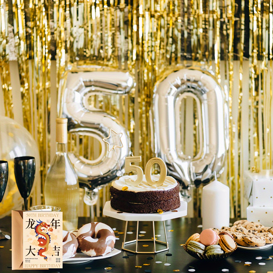 Creative 50th Birthday Card Envelope Year Style - Temu