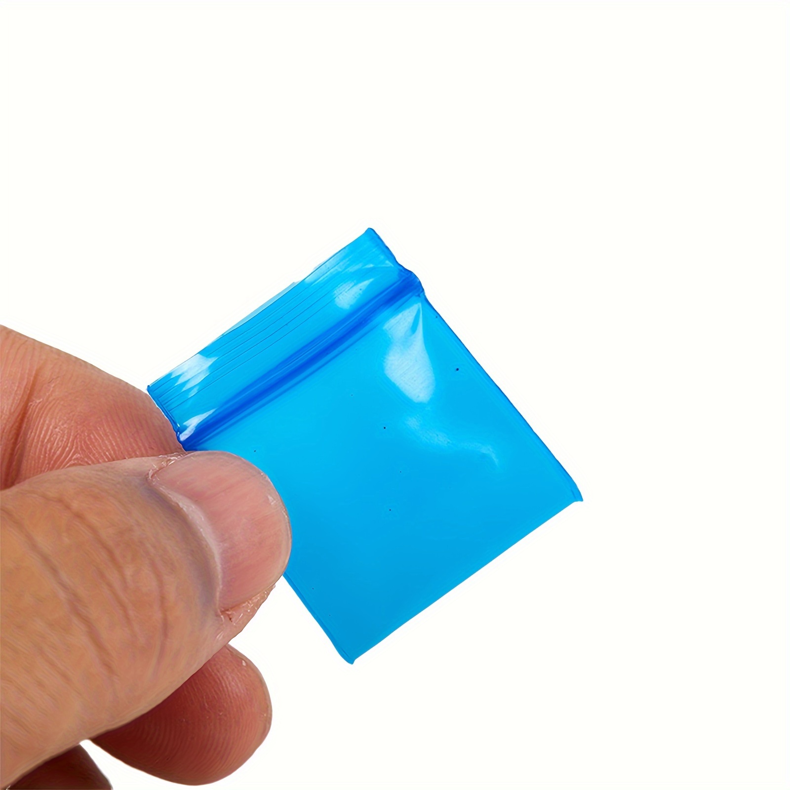 100pcs Mini Resealable Plastic Bags PE Pouches for Jewelry Earrings Candy Transparent Storage Packaging for Travel Shipping