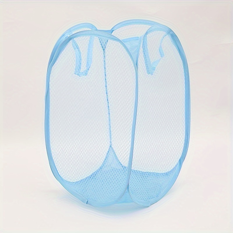Mesh Laundry Basket Foldable Clothes Storage Basket - Temu Australia
