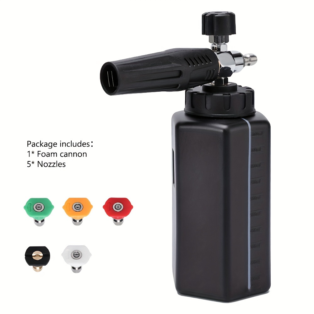 Foam Cannon Pressure Washer Includes Extra 1.1 1.25 Orifice - Temu Canada