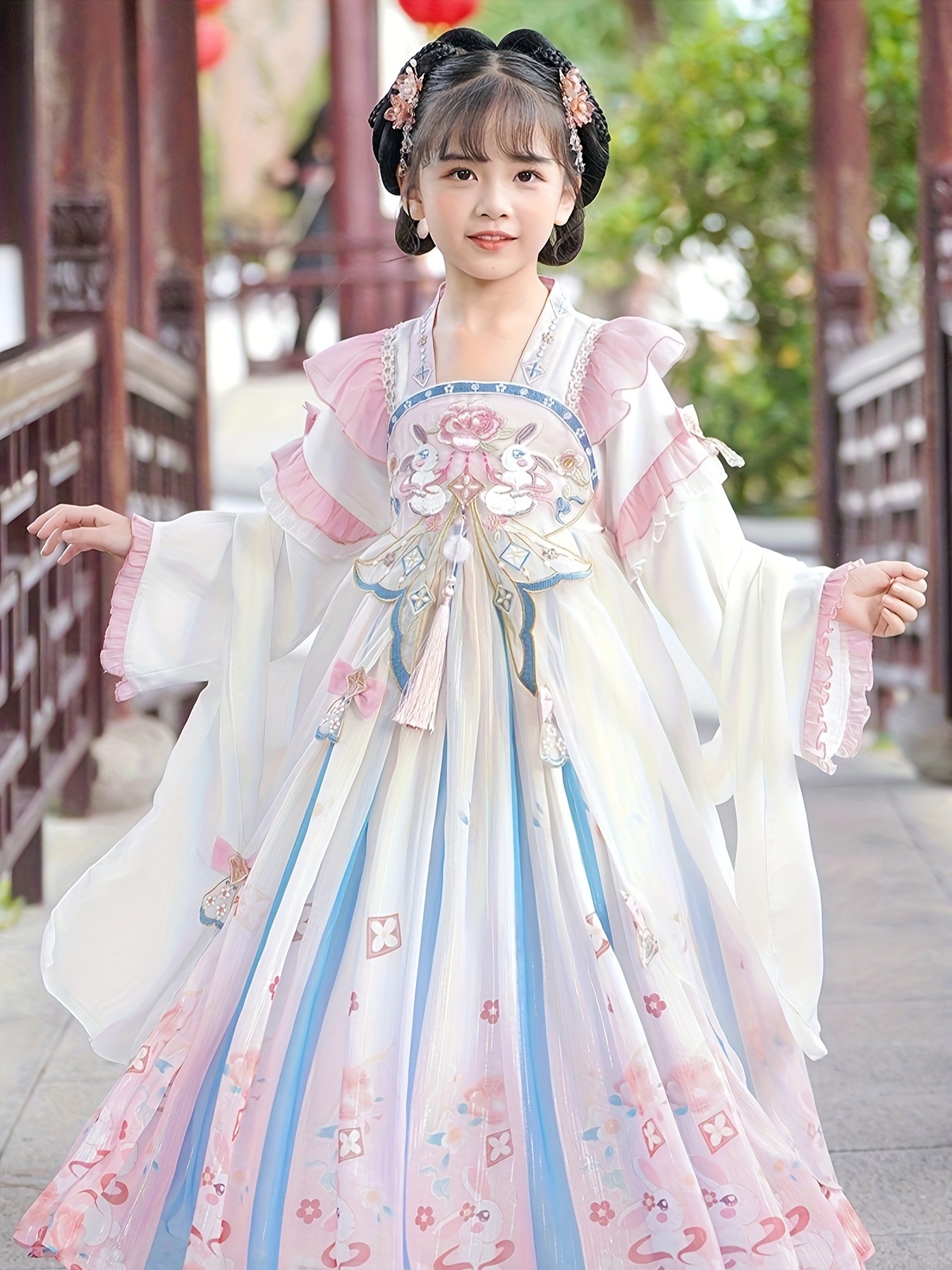 hanfu sold on Temu United States