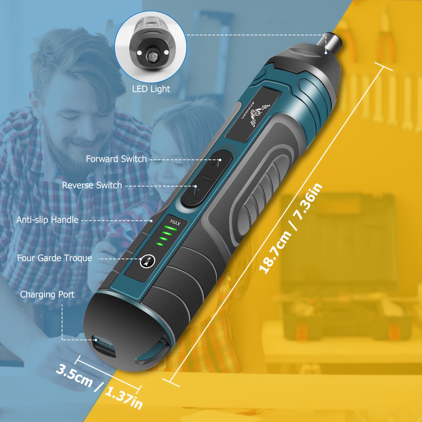 3.6v Screwdriver Set - Temu