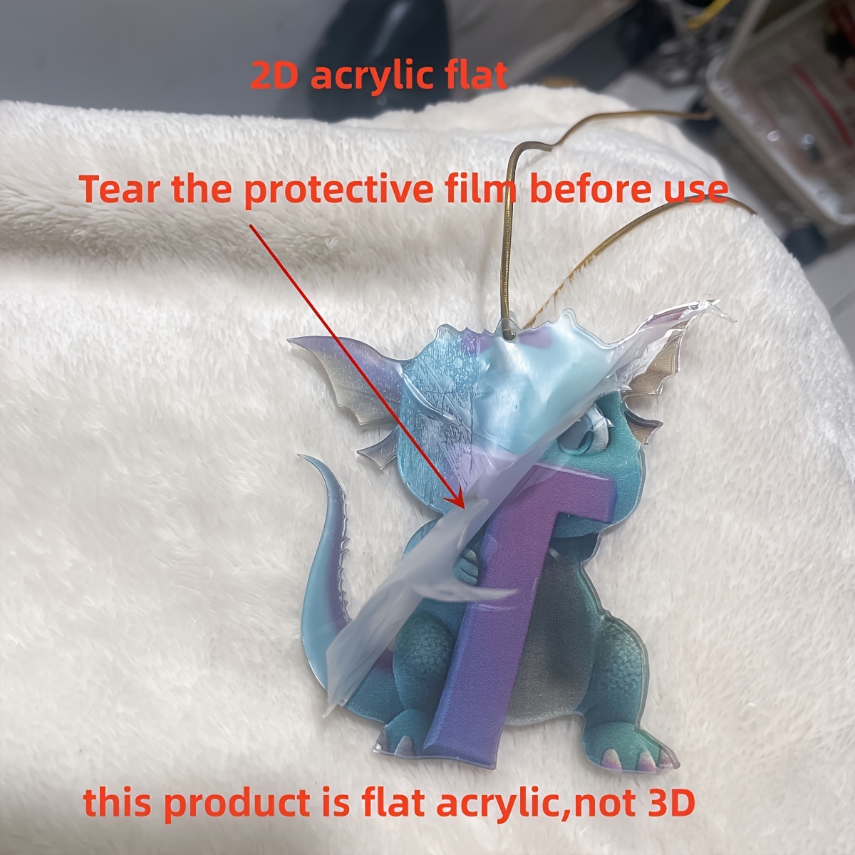 2d Acrylic Flat Pendant 26 English Letters Ornaments Acrylic - Temu ...