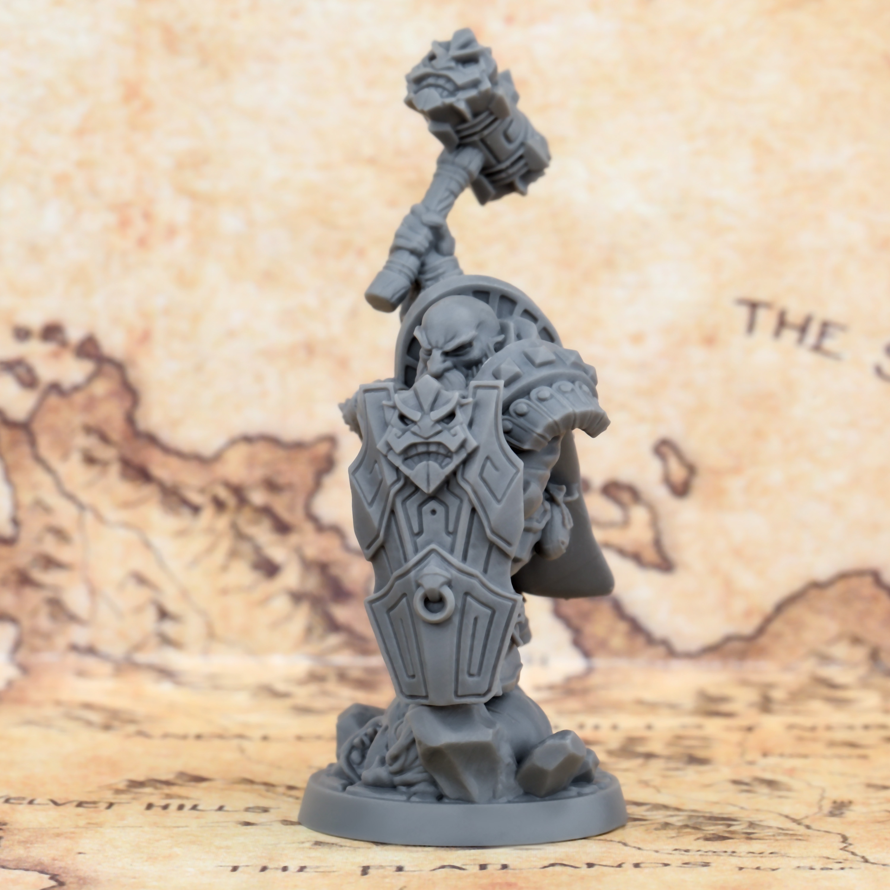 25mm Ttrpg Role Playing Game Miniatures: Dwarven Hero Miniature Figure ...