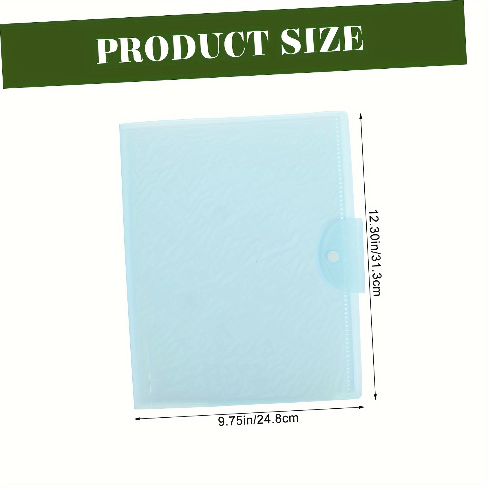 A3 Transparent Document Envelope - Durable Plastic File Pocket For ...