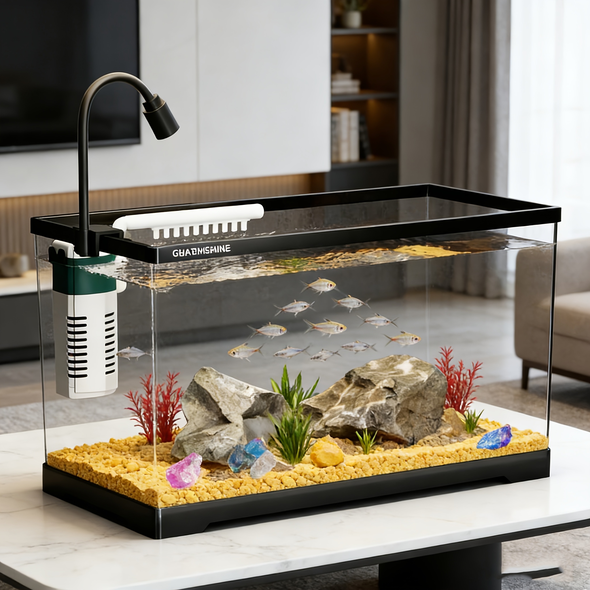 fishtank set sold on Temu United States