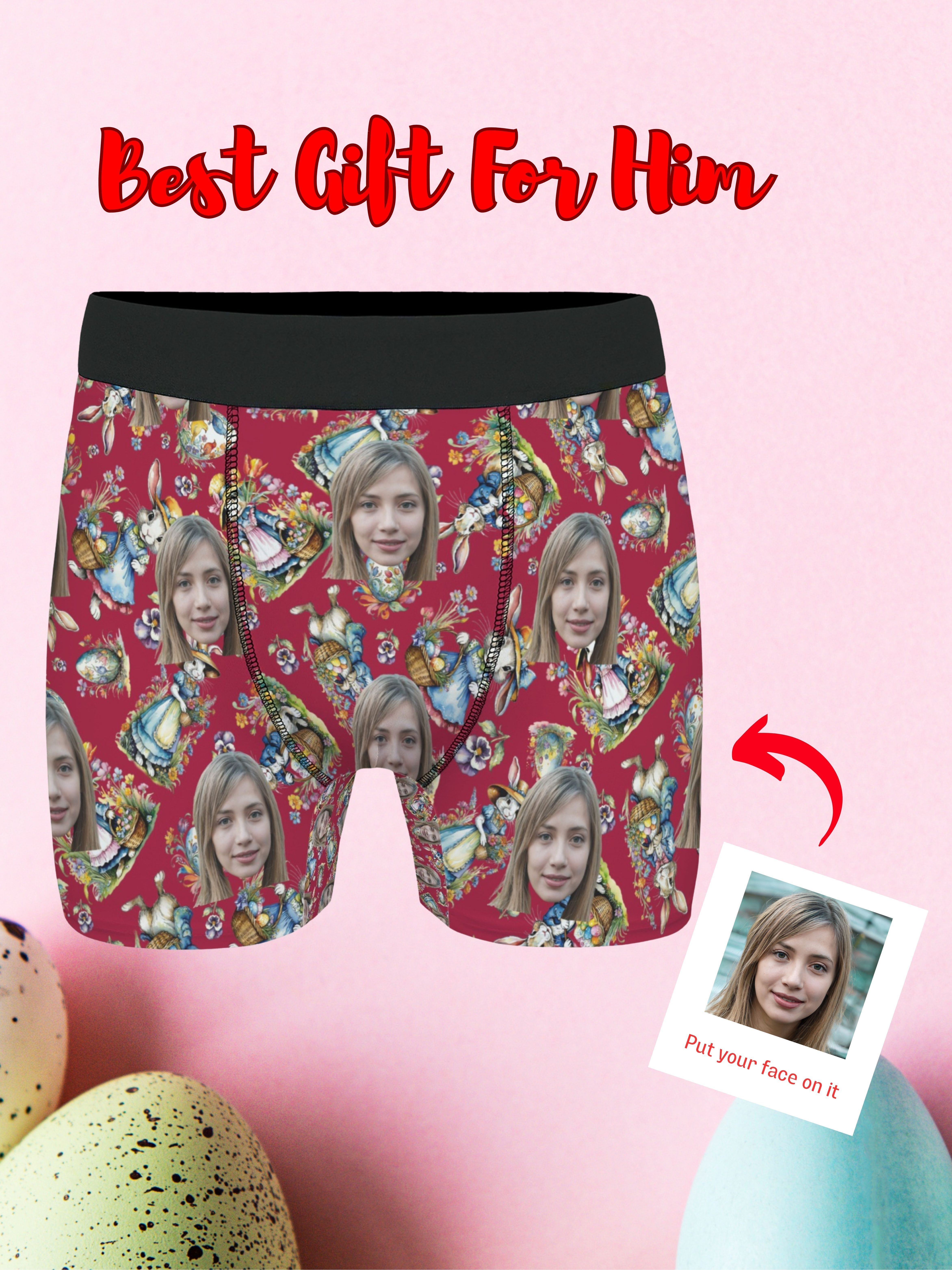 Custom Underwear Personalized Men Boyfriend Husband Boxer - Temu Australia