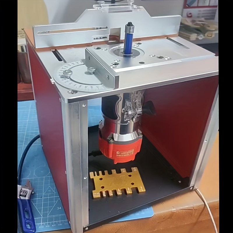 Aluminum Router Table Insert Plate With Fixed Chassis Support & Miter ...