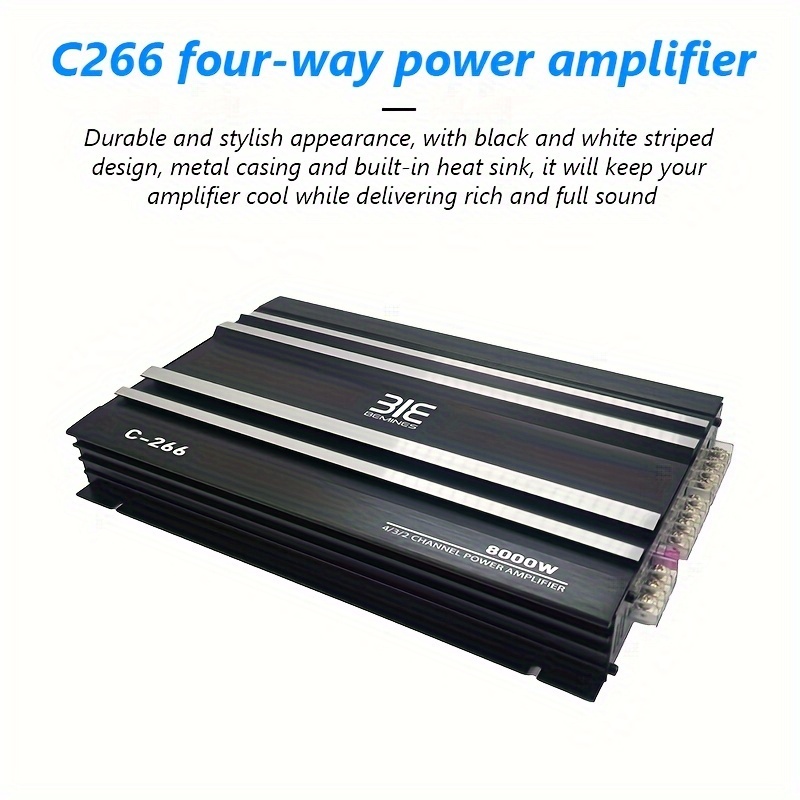 Deluxe Car Audio Package 7 band Equalizer Power Amplifier - Temu New ...