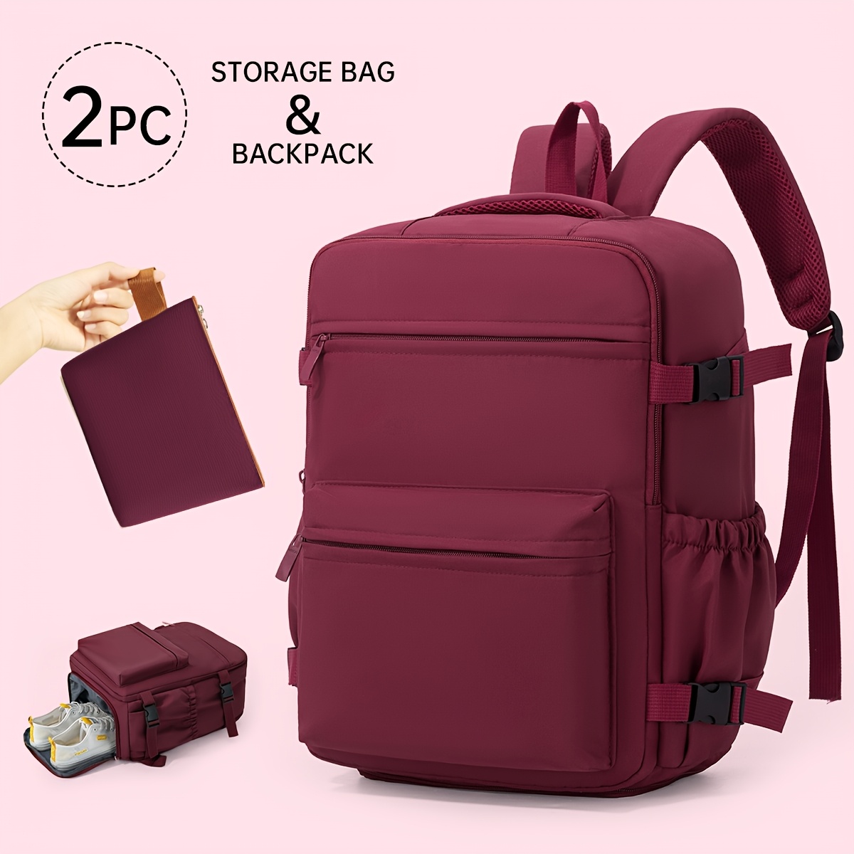foldable travel bags sold on Temu Australia