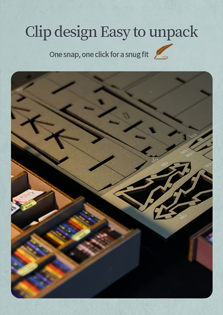 3d Wooden Bookstore Model Kit Diy Soul Bookstore Architectural Scene ...