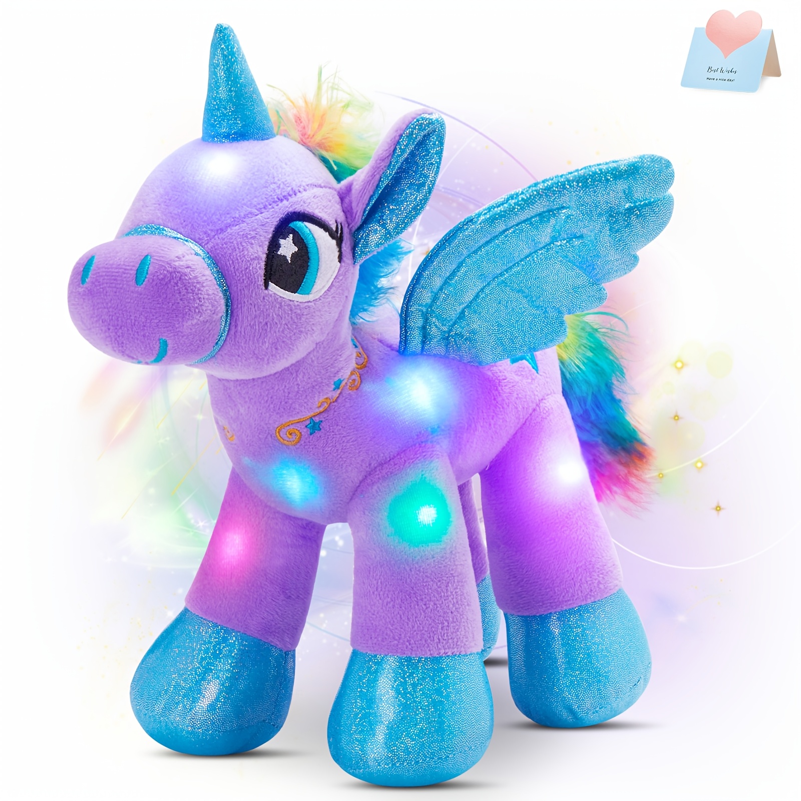 baby unicorn toys sold on Temu United States