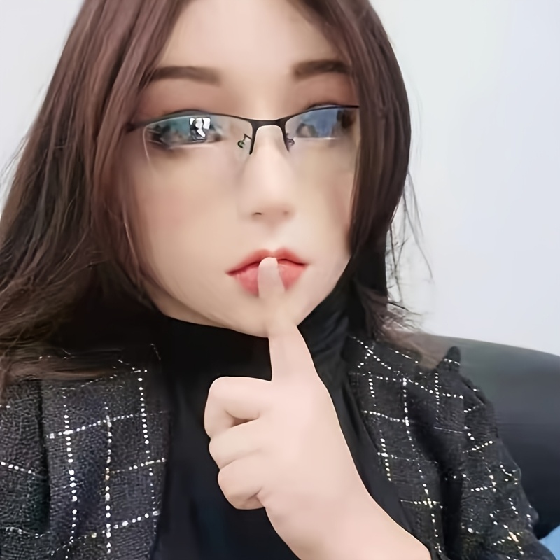 realistic female mask sold on Temu United States