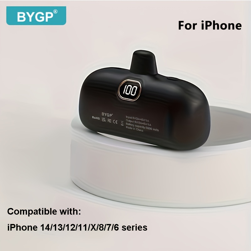 5000mah Mini Portable Charger Ultra compact Battery - Temu United Kingdom