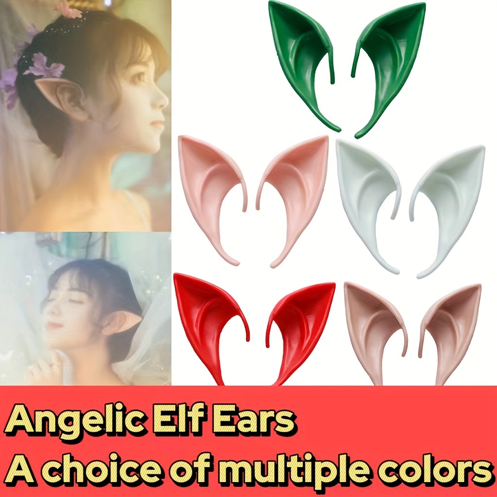 Silicone Elf Ears Costume Prosthetics Versatile Party - Temu