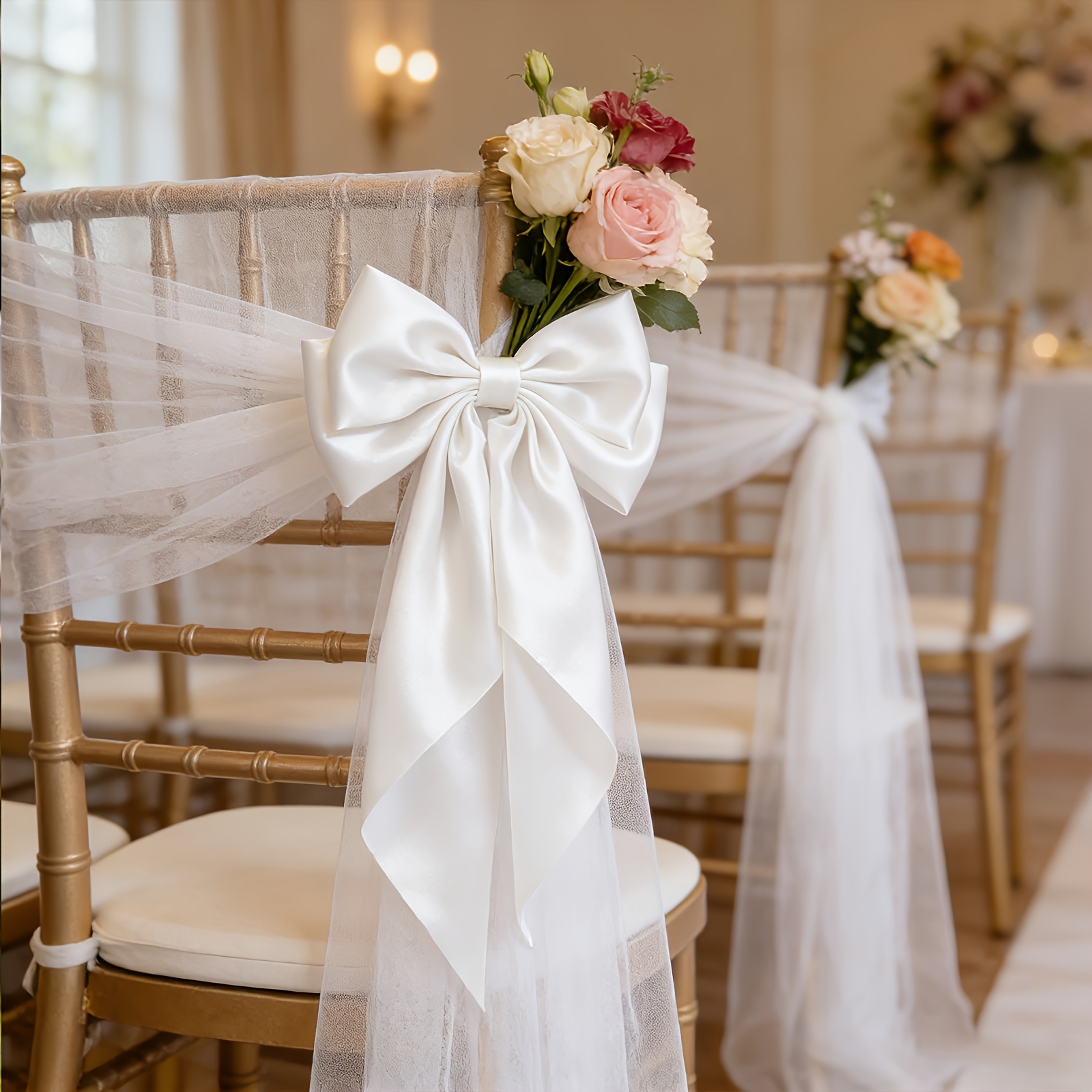 wedding chair decor sold on Temu United States
