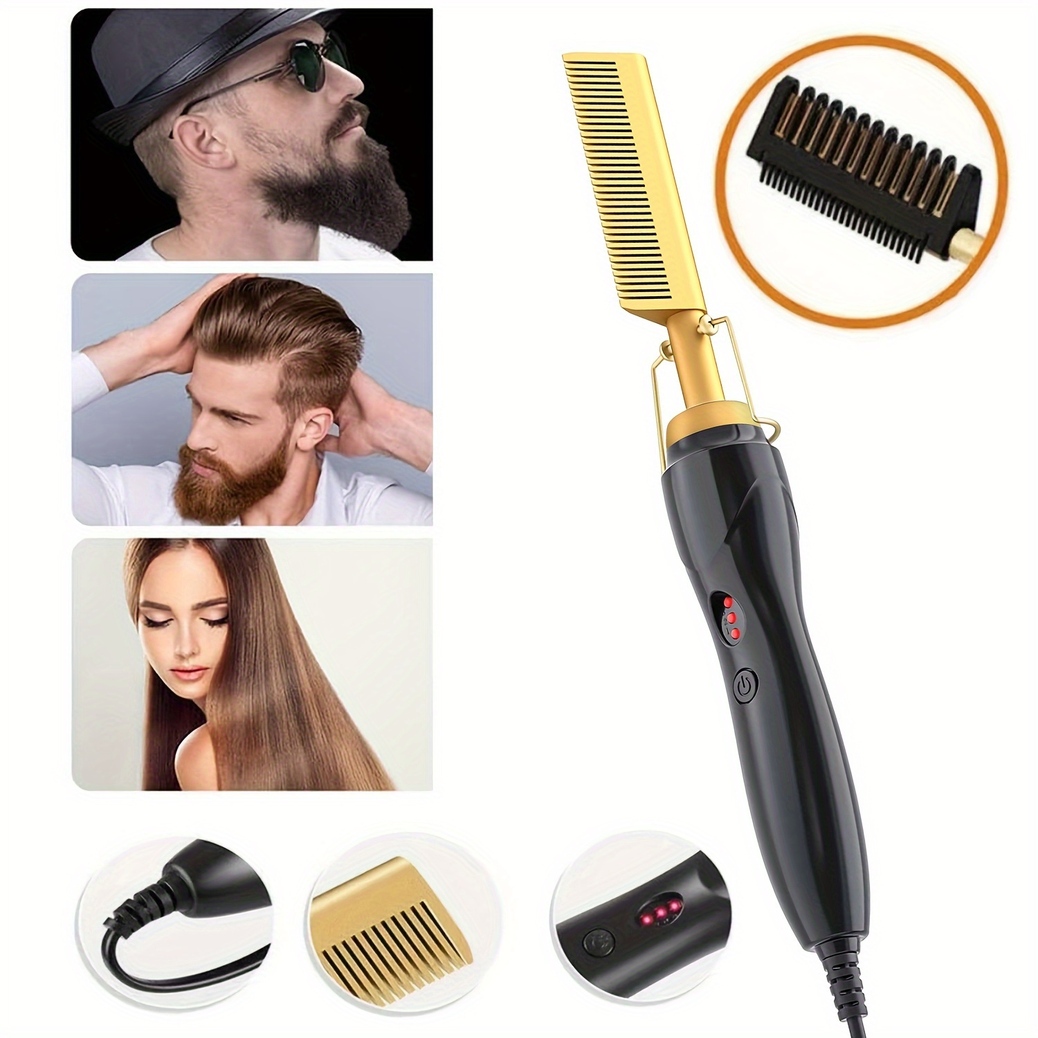 hot comb sold on Temu United States
