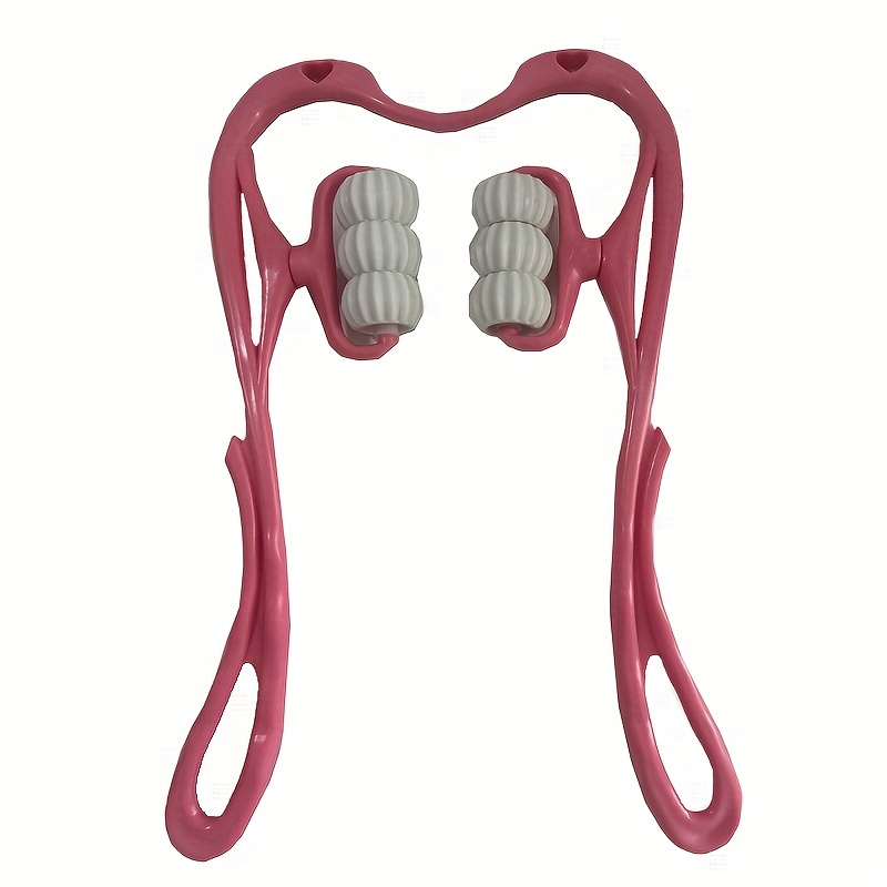 Portable Neck Massage Roller Handheld 6 Wheels Massage Clip - Temu Canada