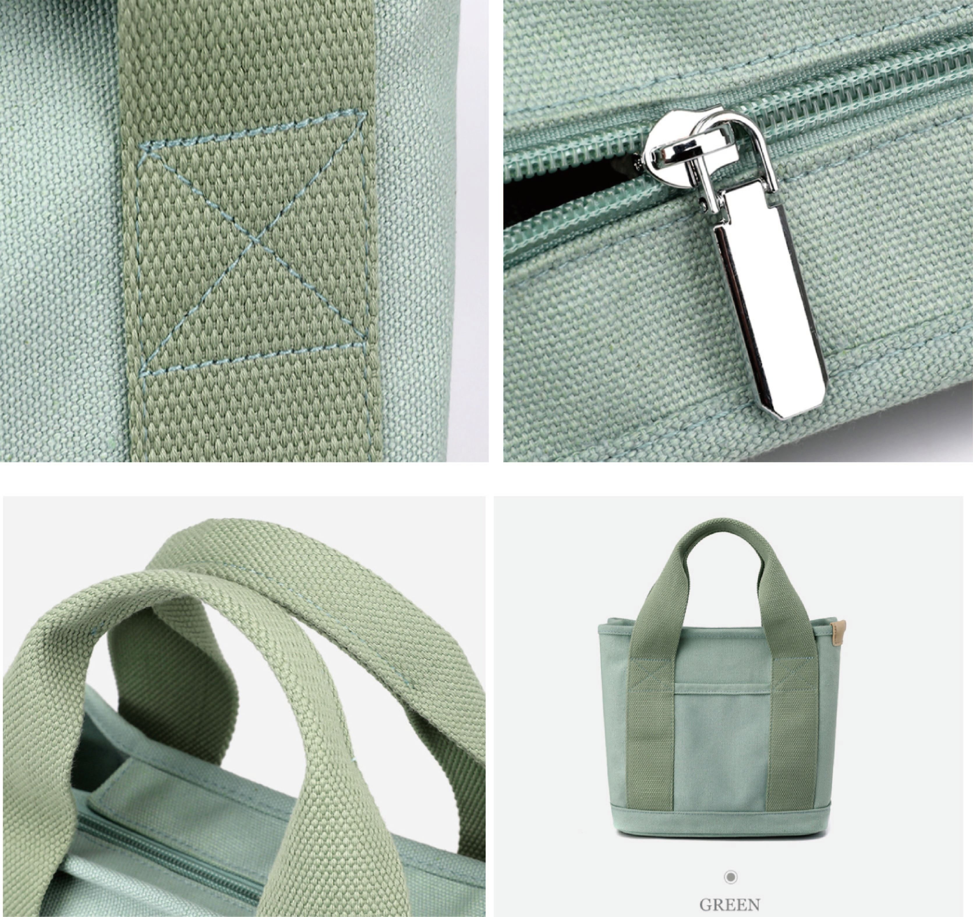 Thick Canvas Tote Bag Women Multi compartment - Temu