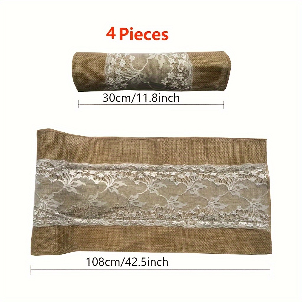 Linen Table Flag Lace Wedding Party Birthday Shooting - Temu Philippines