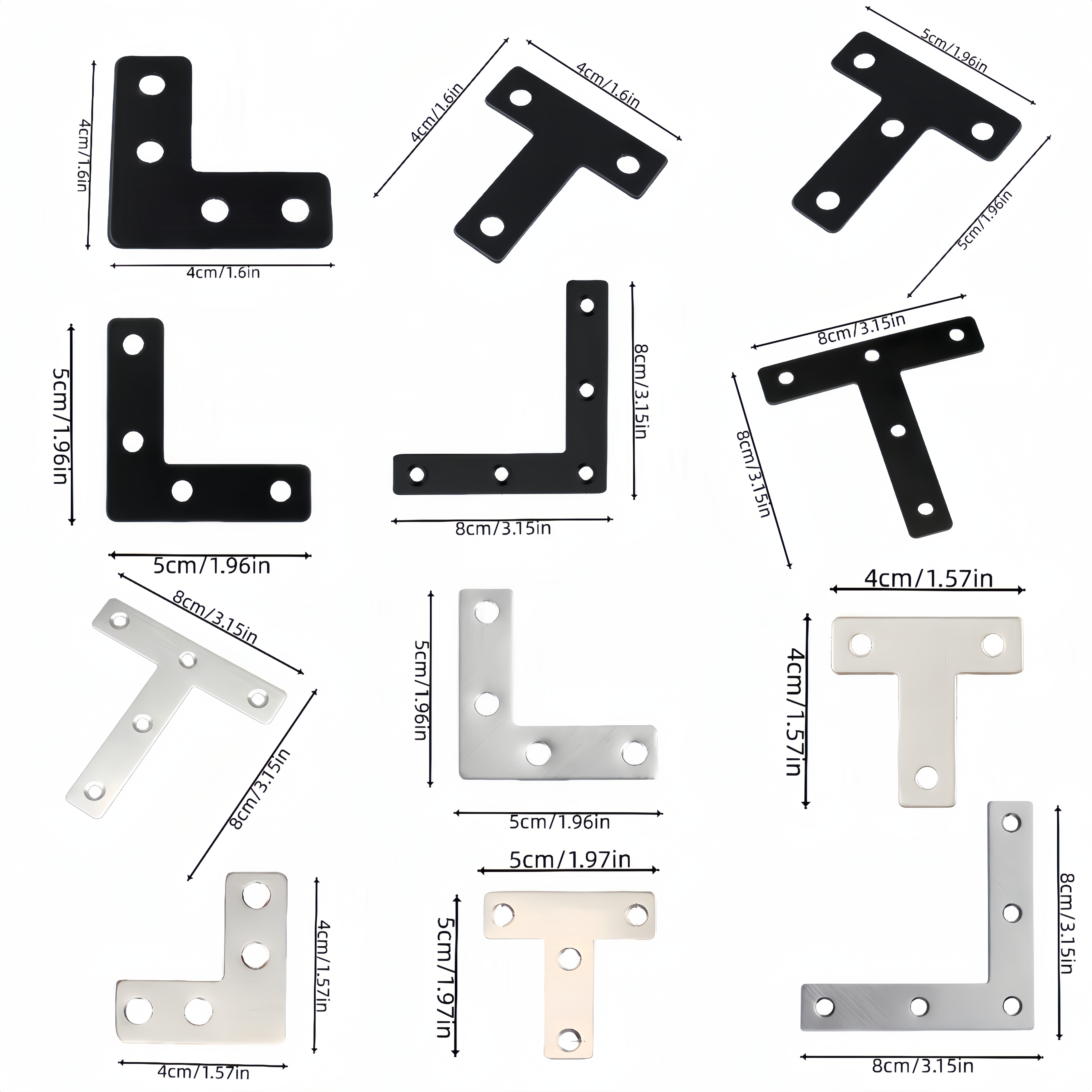 Metal Corner Braces Set Angle - Temu