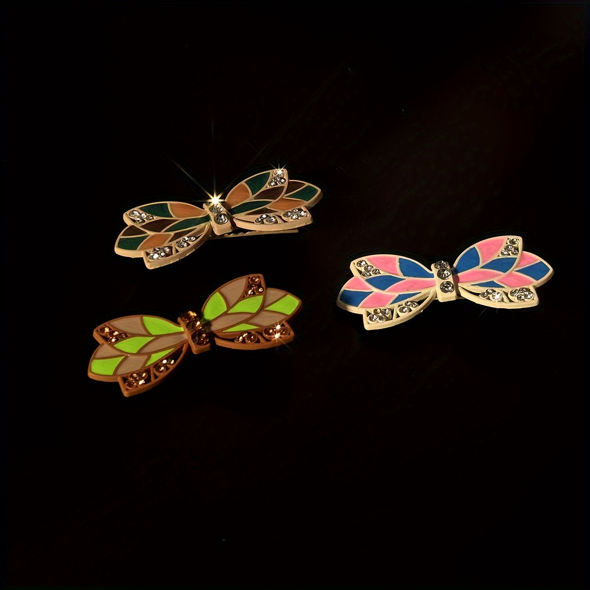 Sparkling Bowknot Shaped Hair Side Clip Elegant - Temu