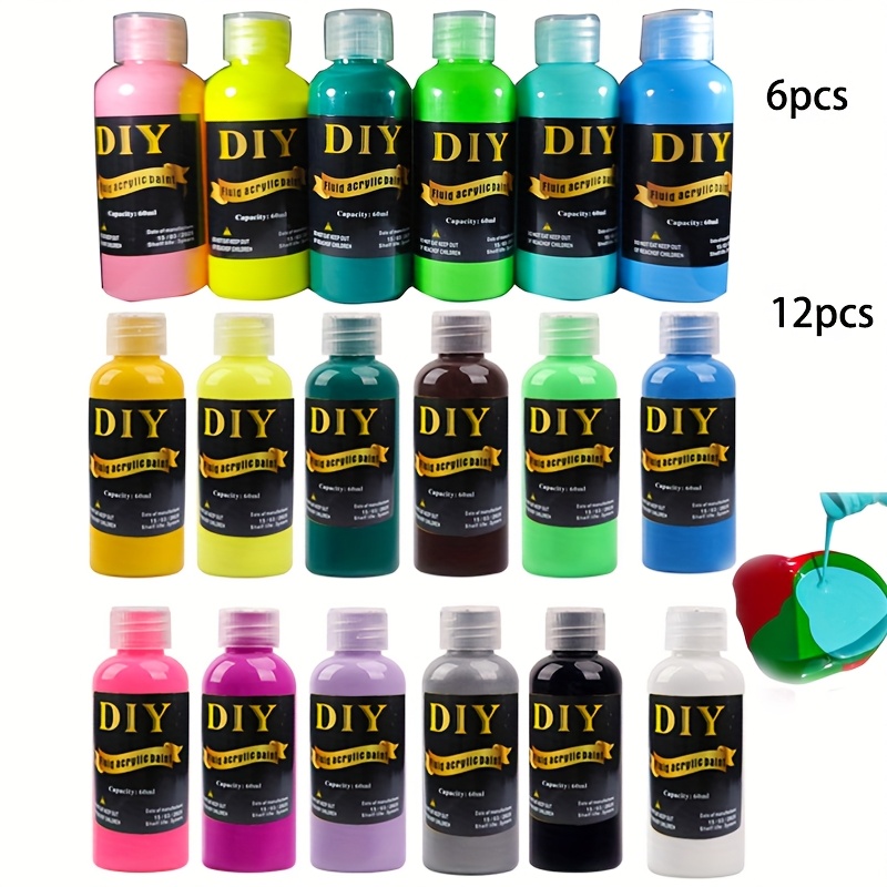 pour paint sold on Temu United States