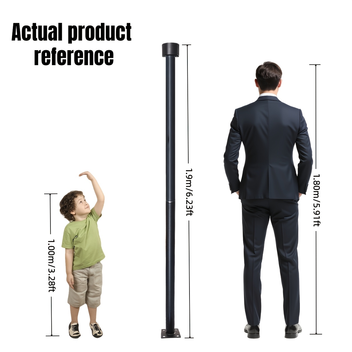 outdoor light poles sold on Temu Mexico