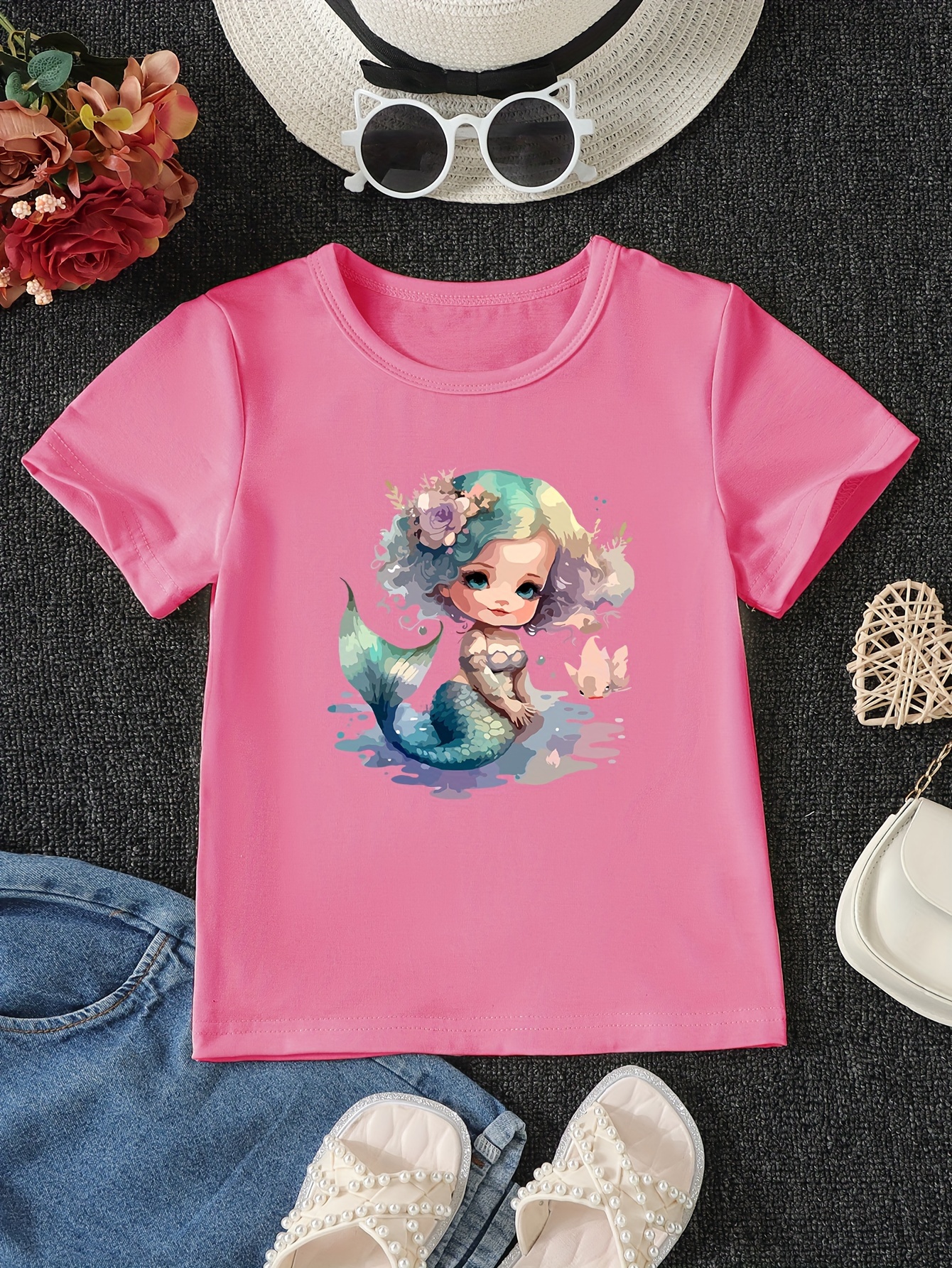 Hello Cute Anime Jellyfish Dandelion Graphic Print Girls - Temu New Zealand