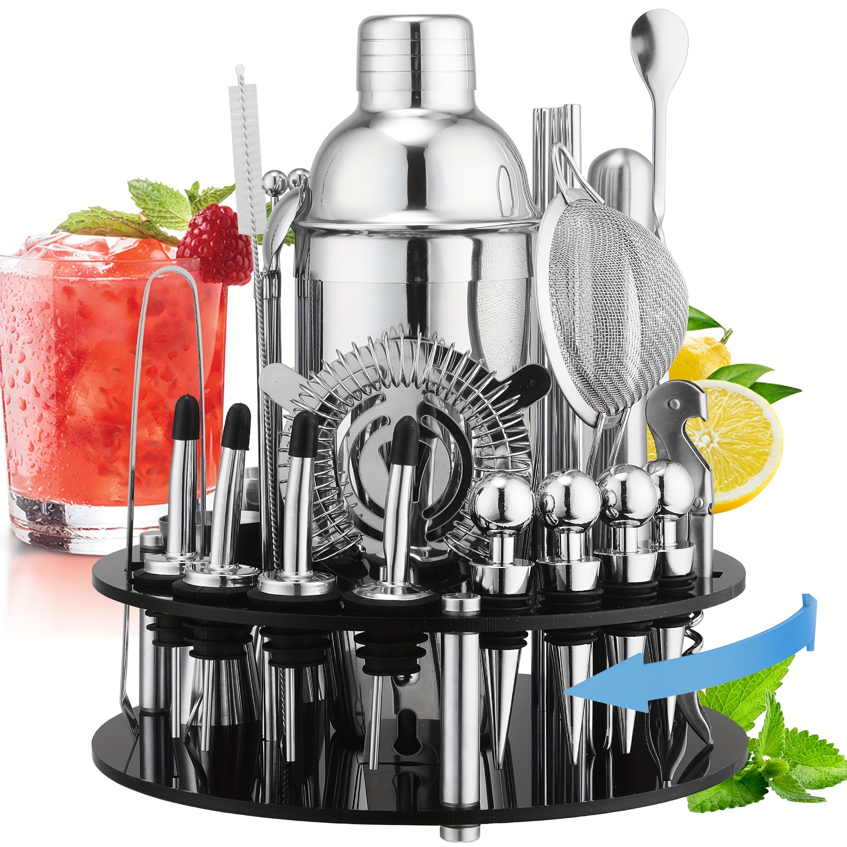 Stainless Steel Muddler Stainless Steel Cocktail Muddler Set - Bar ...