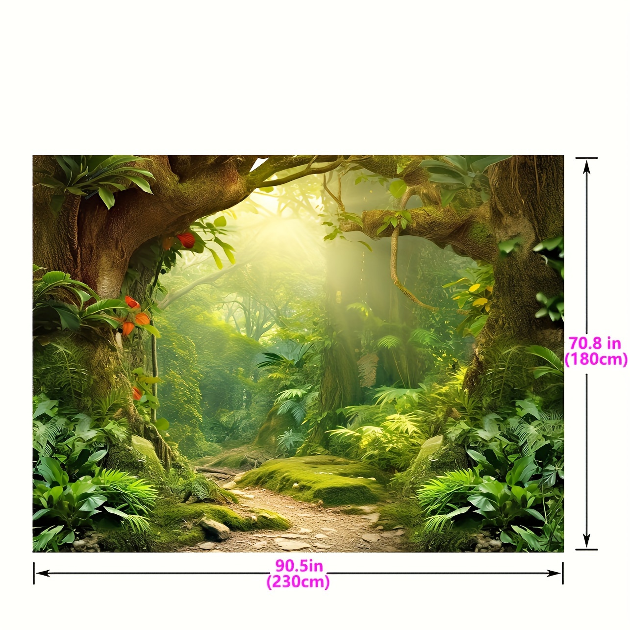 Rainforest Photography Backdrop Tropical Jungle Forest - Temu Portugal
