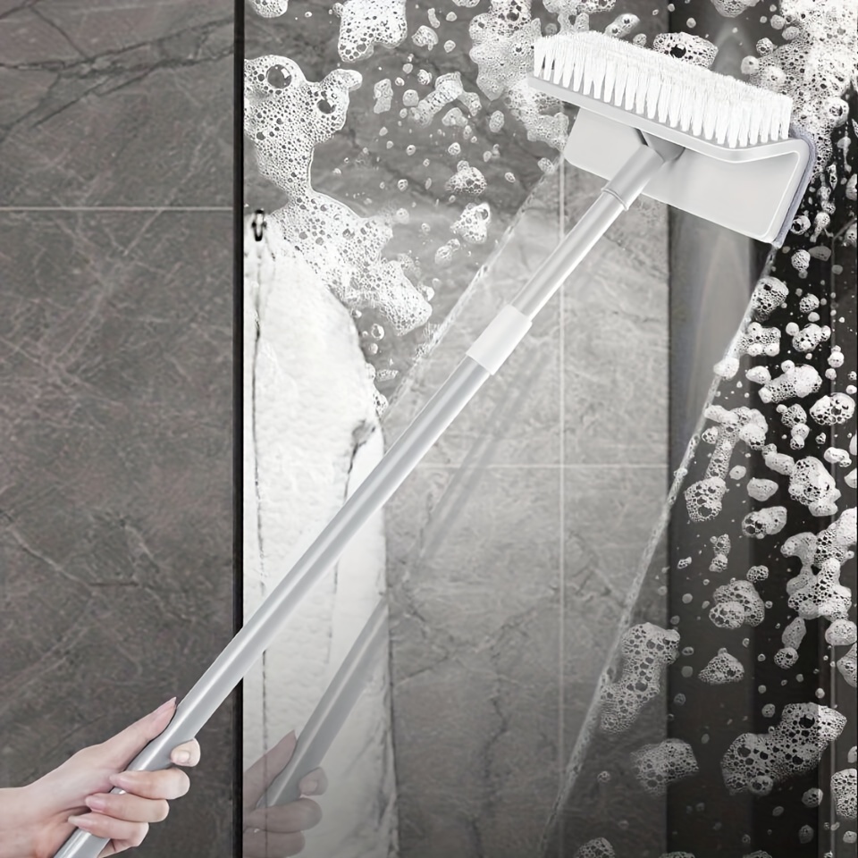 Floor Scrub Mop Brush Long Handle Mop 1 Shower Scrubber - Temu