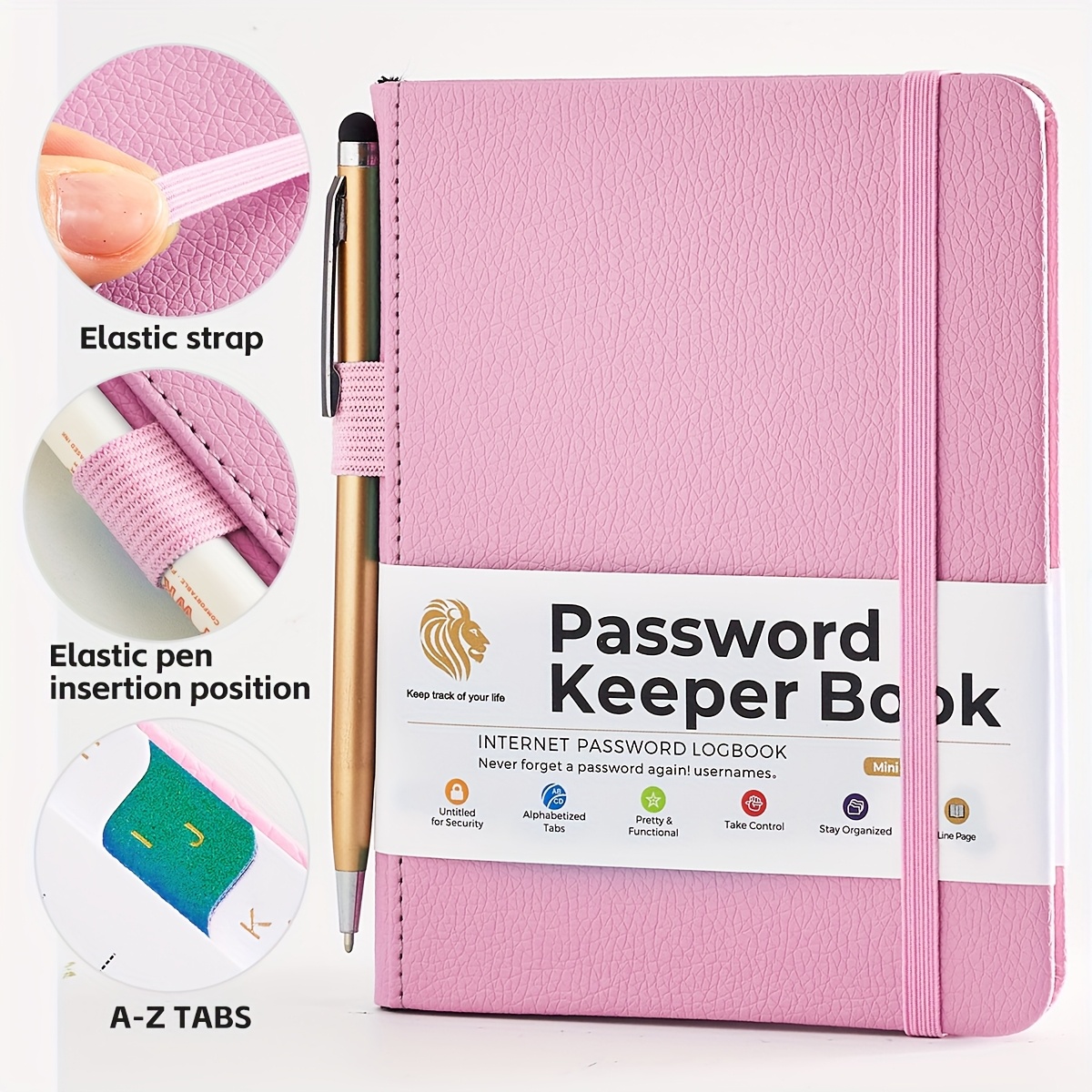 alphabetical notebook with tabs sold on Temu United States