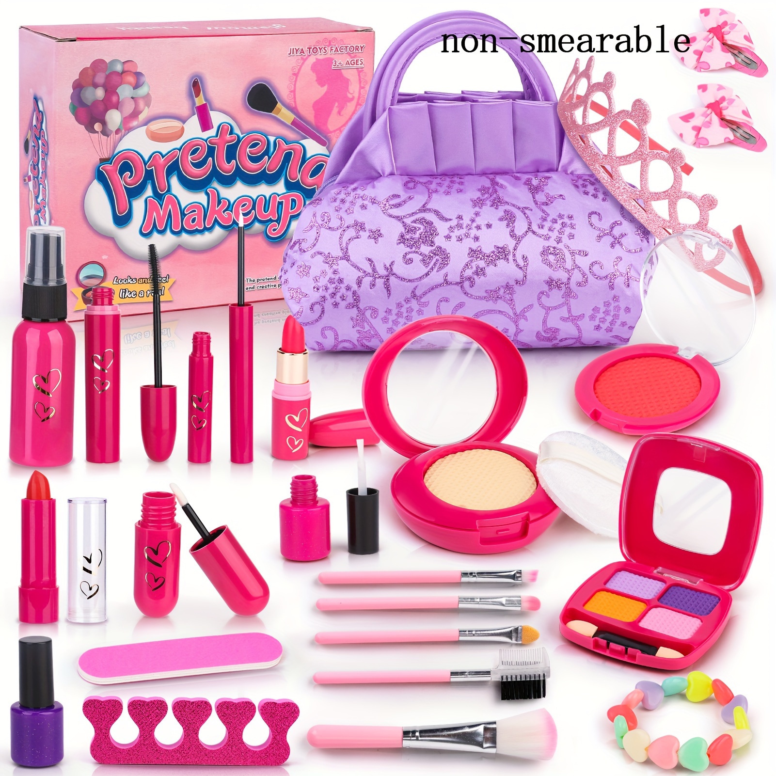 pretend makeup kids makeup kids 26pcs set play makeup Temu Canada