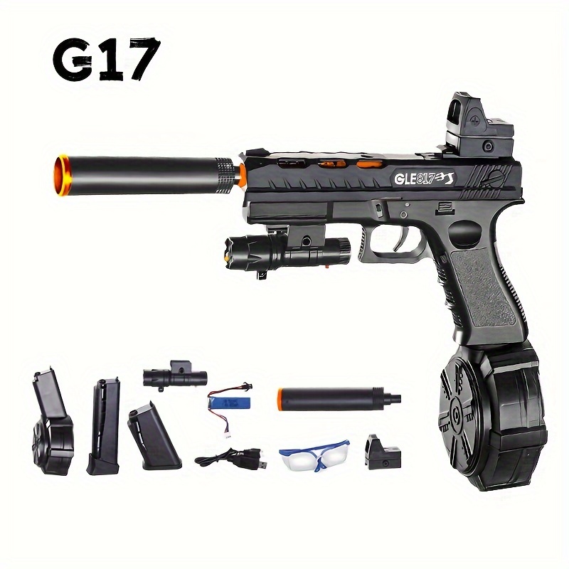 G17 Electric Gel Ball Blaster Gun 7.4v Fast Automatic - Temu